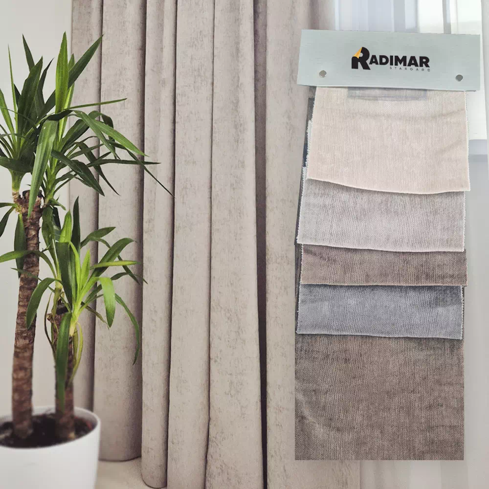 Zasłony półzaciemniające z elegancką strukturą na wymiar