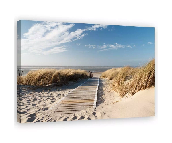 obraz do salonu nowoczesny z widokiem zejścia na plażę